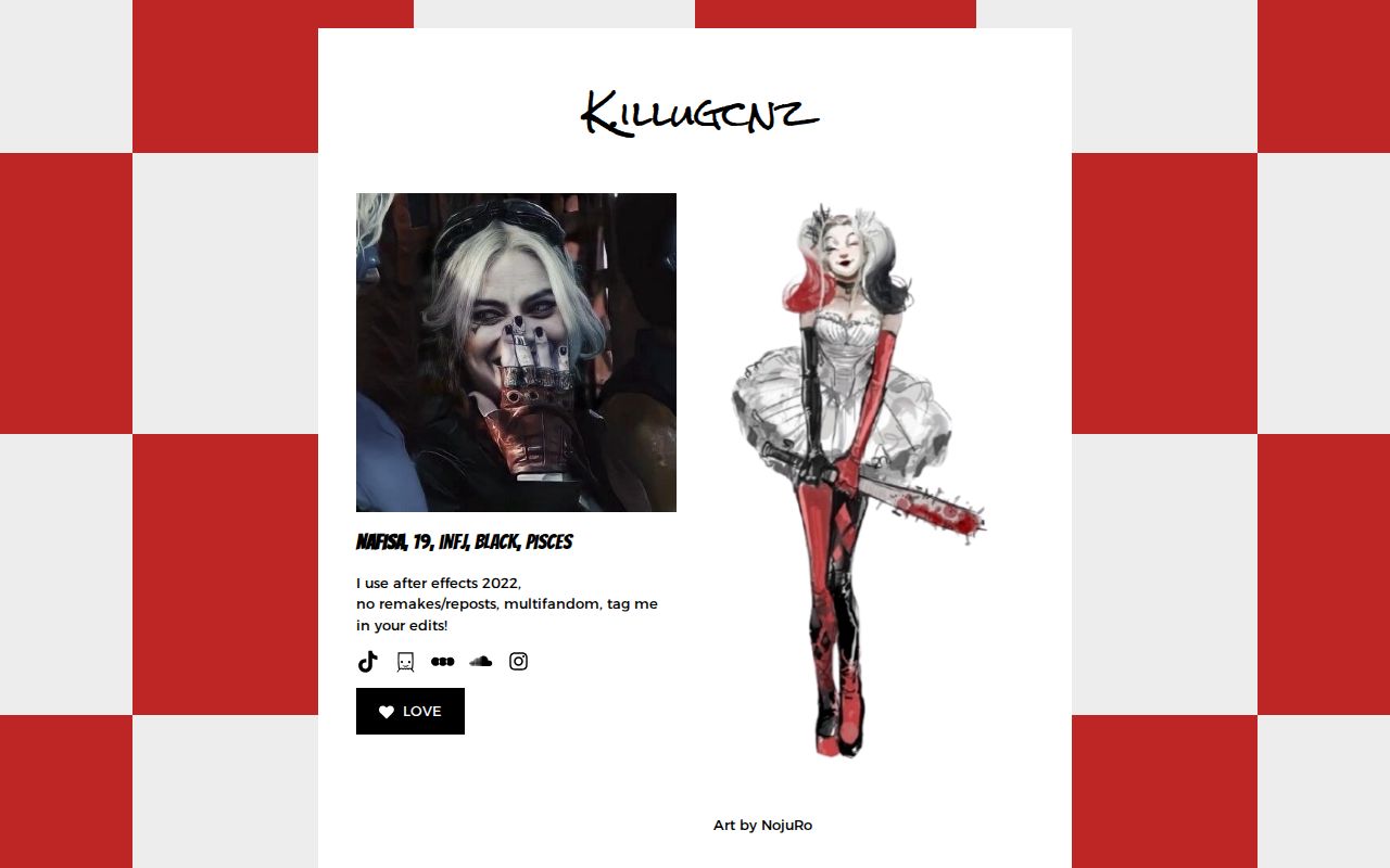 The jester’s carrd